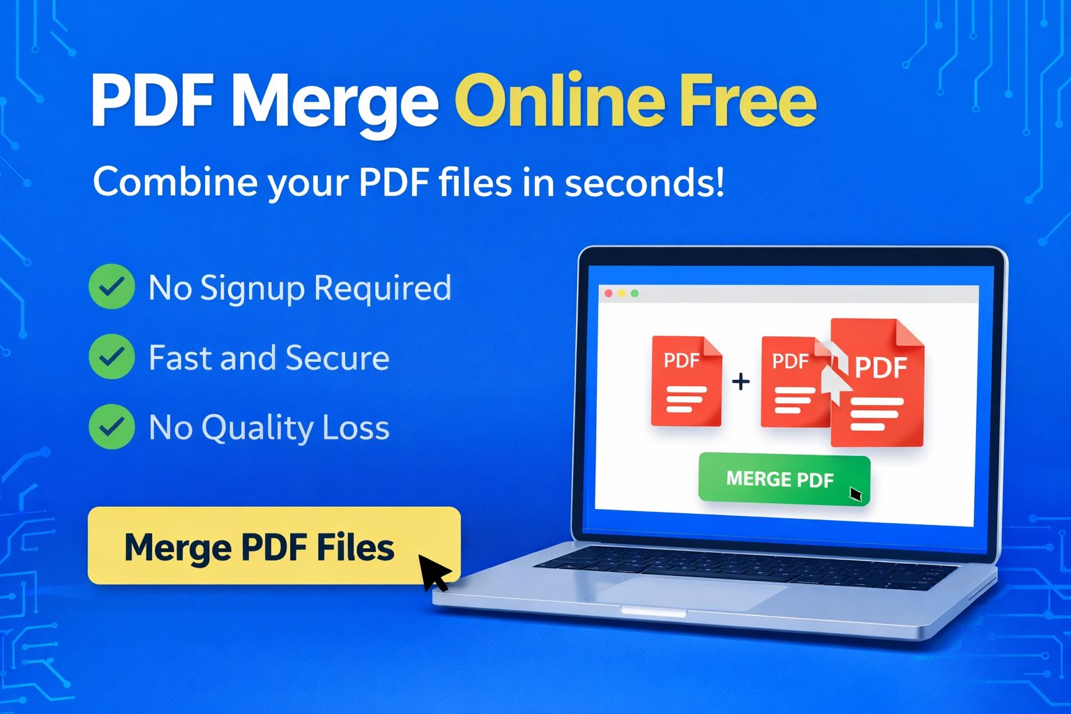 PDF Merge Online Free | Merge Multiple PDF Files Instantly